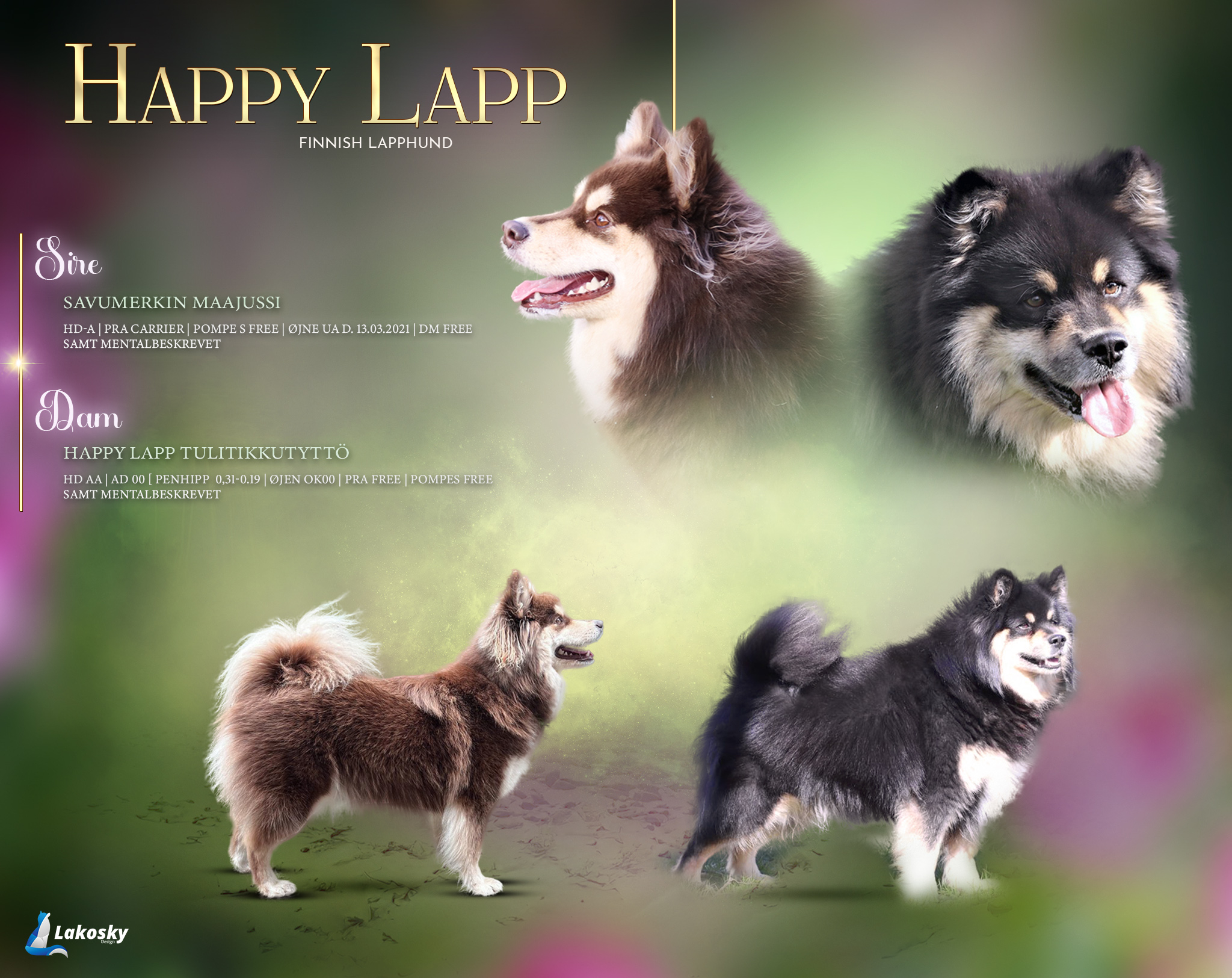 Happy Lapp Tulitikkutyttö & Savumerkin Maajussi - Happy Lapp